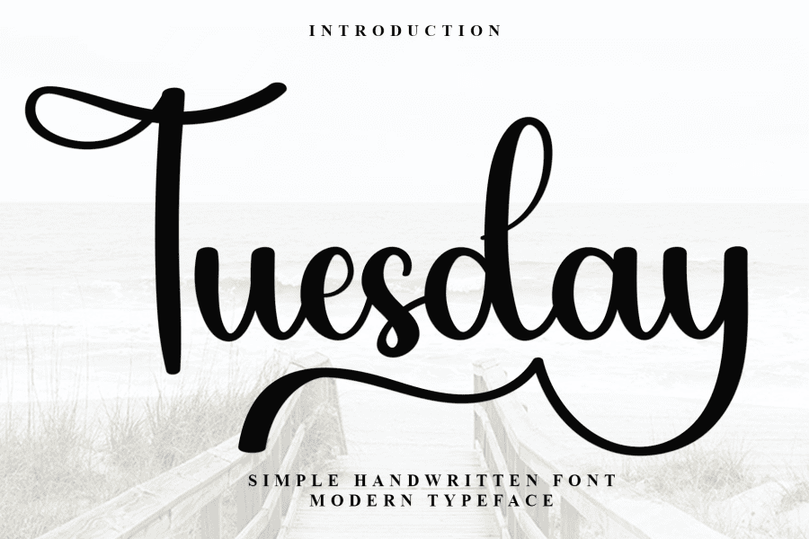 Happy Tuesday Font · 1001 Fonts