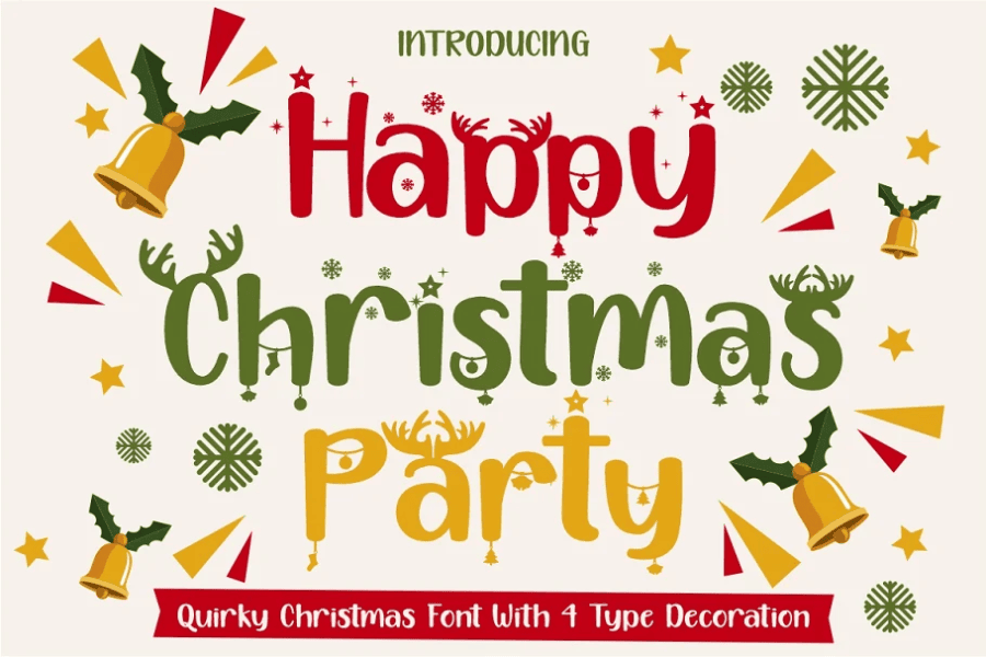 HappyChristmasParty Font · 1001 Fonts