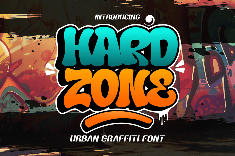 Hard Zone Font Family · 1001 Fonts