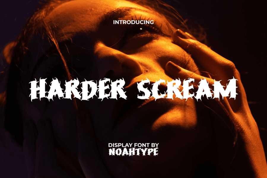 Harder Scream Demo Font · 1001 Fonts