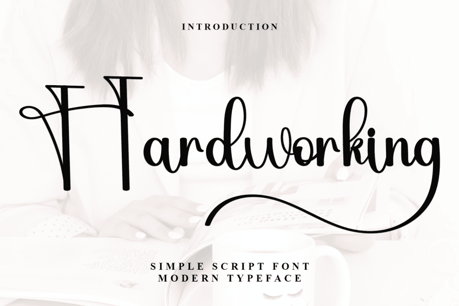 Hardworking Font · 1001 Fonts