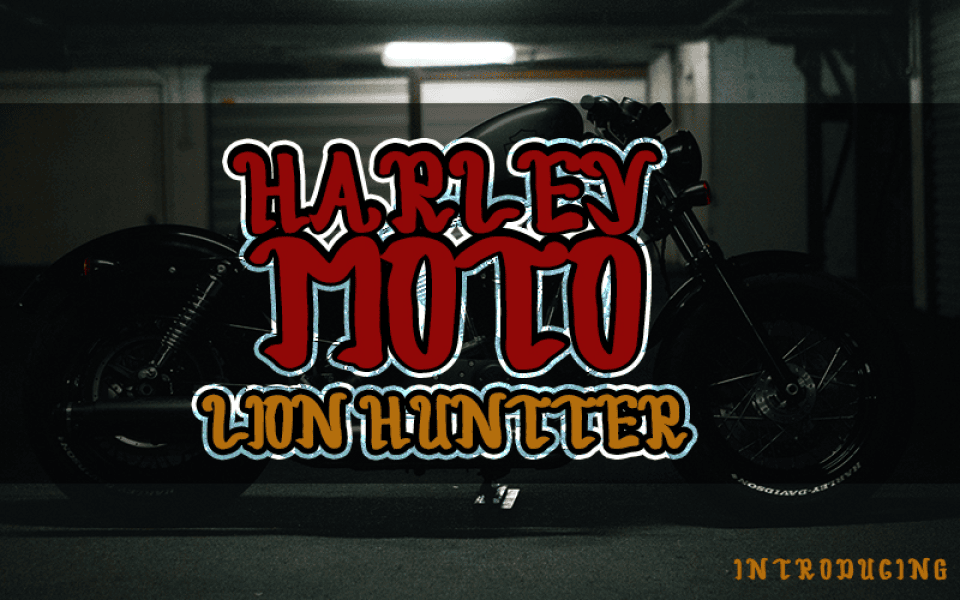 Harley Moto Font · 1001 Fonts