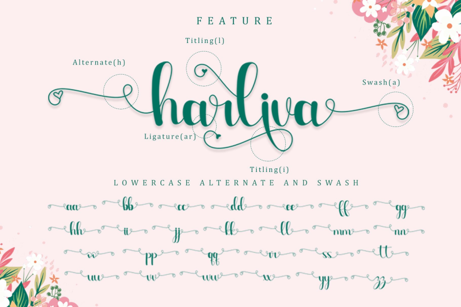 Harliva Font · 1001 Fonts
