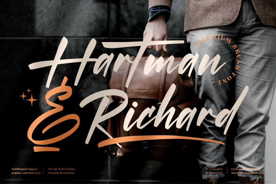 Hartman & Richard Font Family · 1001 Fonts