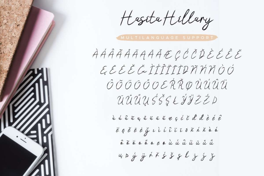 Hasita Hillary Demo Font · 1001 Fonts