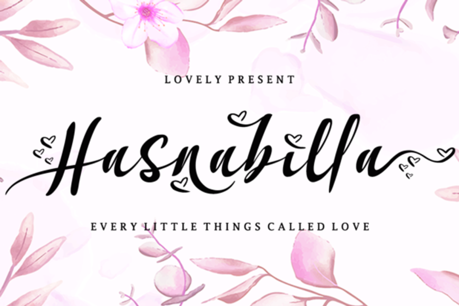 Hasnabilla Font · 1001 Fonts