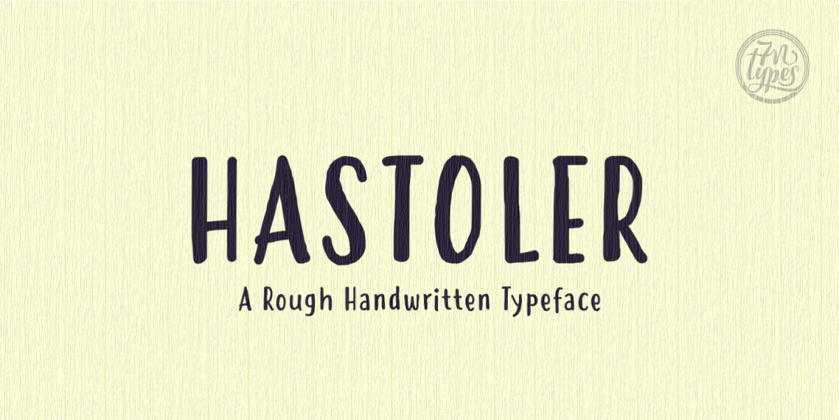 Hastoler Font Family · 1001 Fonts