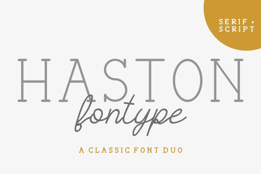 HASTON DEMO Font Family · 1001 Fonts