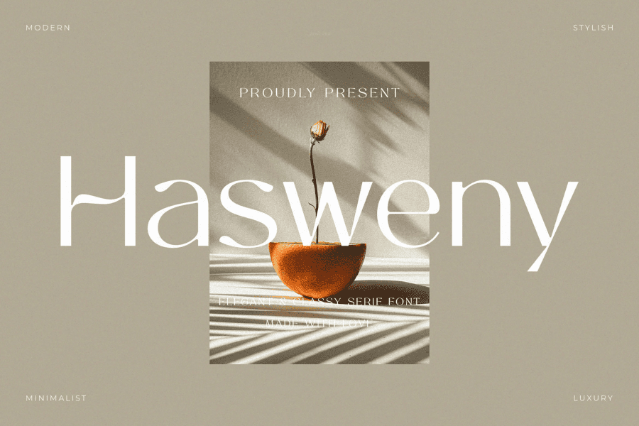Hasweny Font · 1001 Fonts