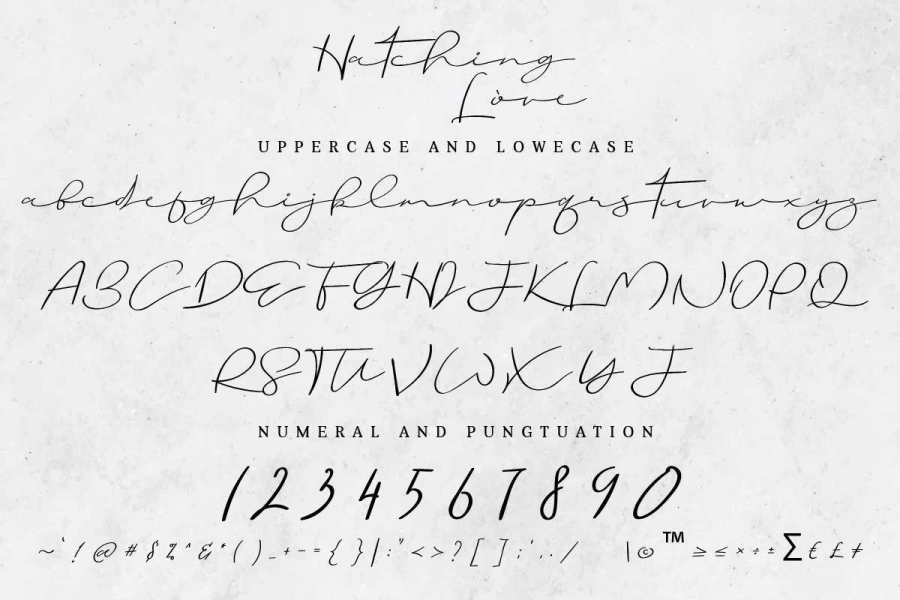 Hatching Love Demo Font · 1001 Fonts