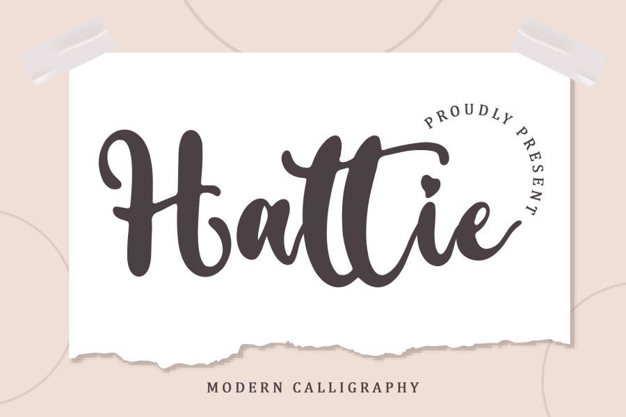 Hattie - Personal Font · 1001 Fonts