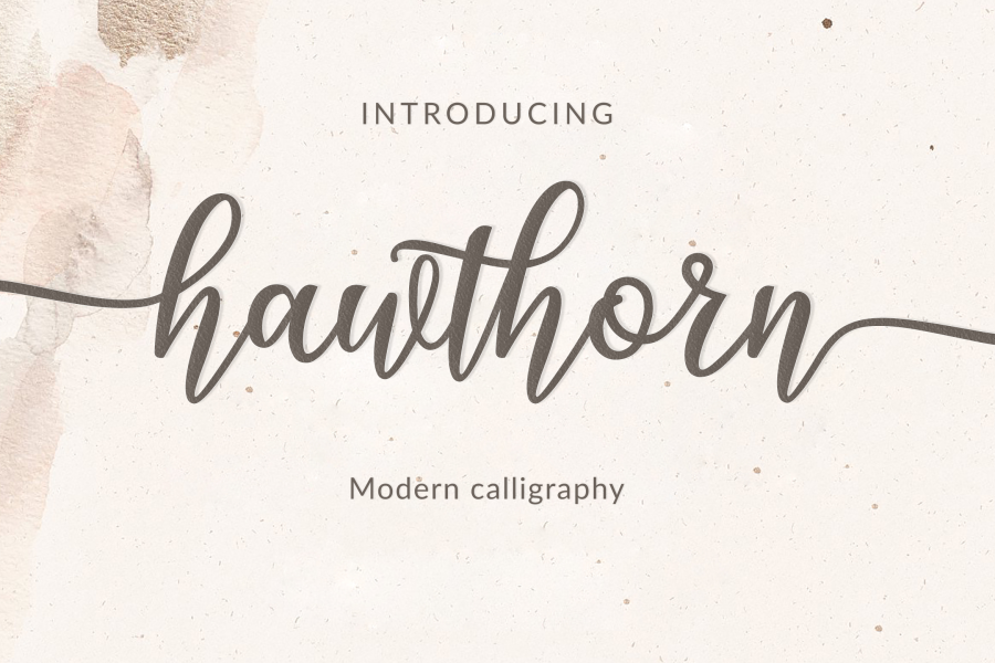 hawthorn Font · 1001 Fonts