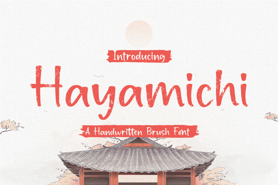 Hayamichi Font · 1001 Fonts