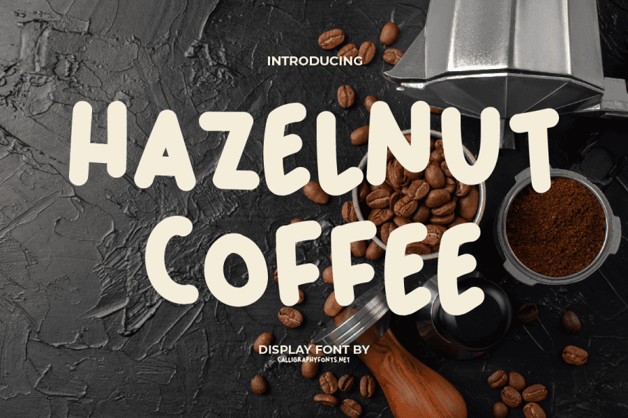 Hazelnut Coffee Demo Font · 1001 Fonts