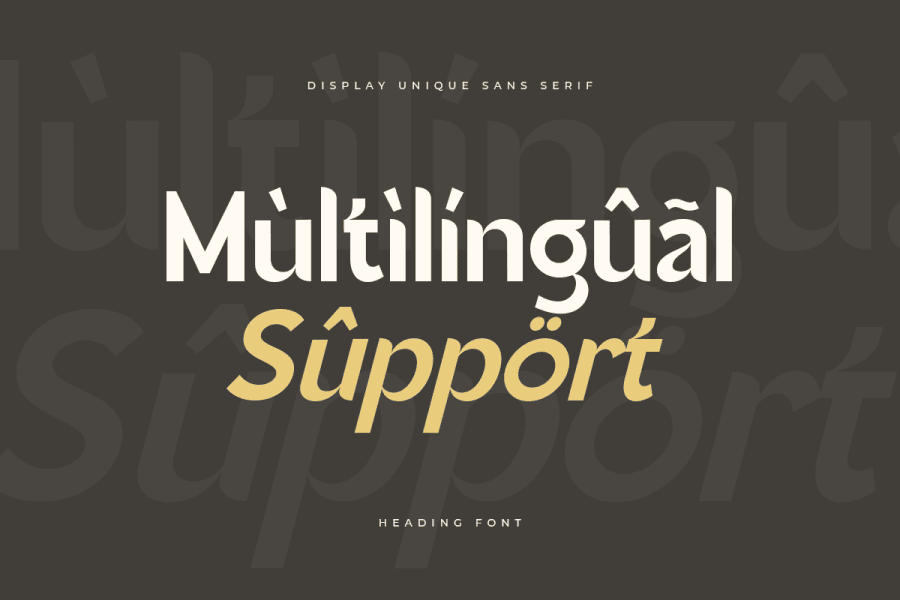 Heading Font · 1001 Fonts