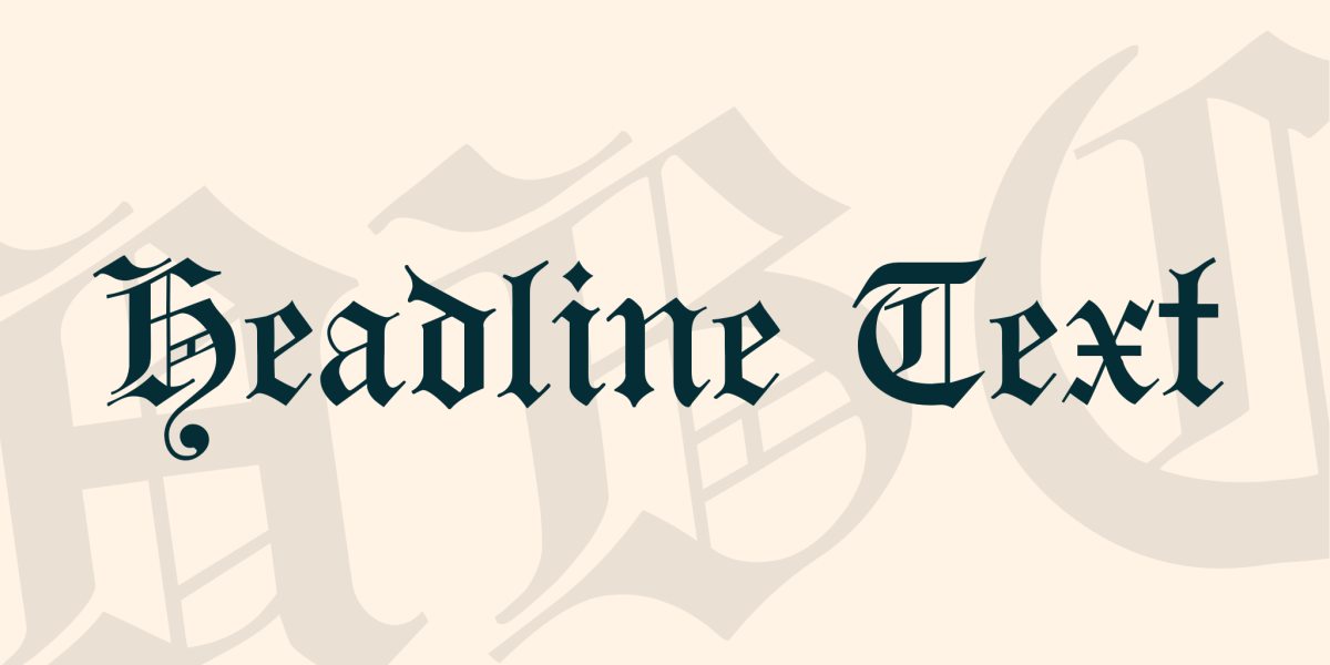 Headline Text Font · 1001 Fonts