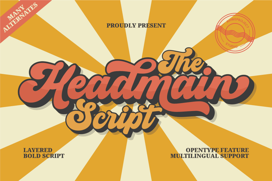 Headmain Demo Font · 1001 Fonts