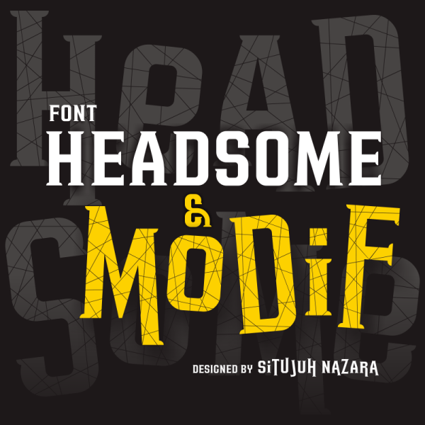 HEADSOME & modif Font Family · 1001 Fonts