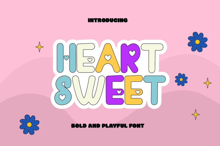Heart Sweet Font · 1001 Fonts