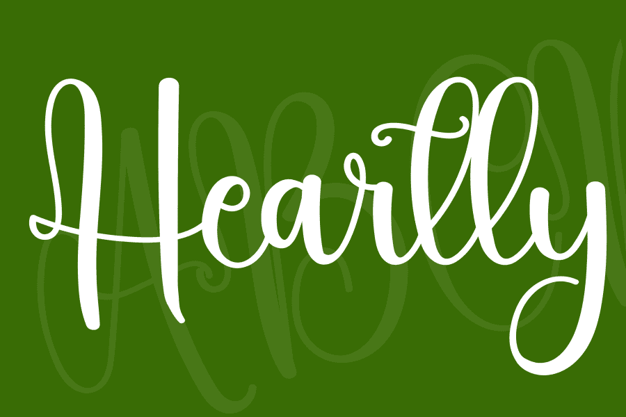 Heartly Font · 1001 Fonts