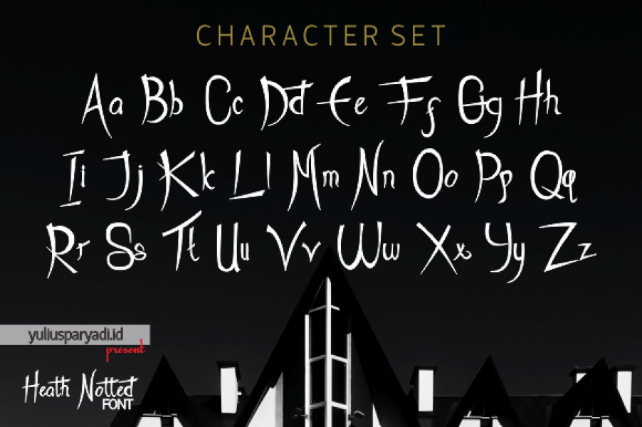 Heath Notted Font · 1001 Fonts