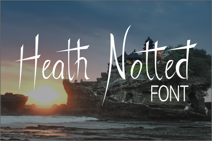 Heath Notted Font · 1001 Fonts