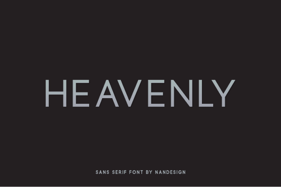 Heavenly ND Font · 1001 Fonts