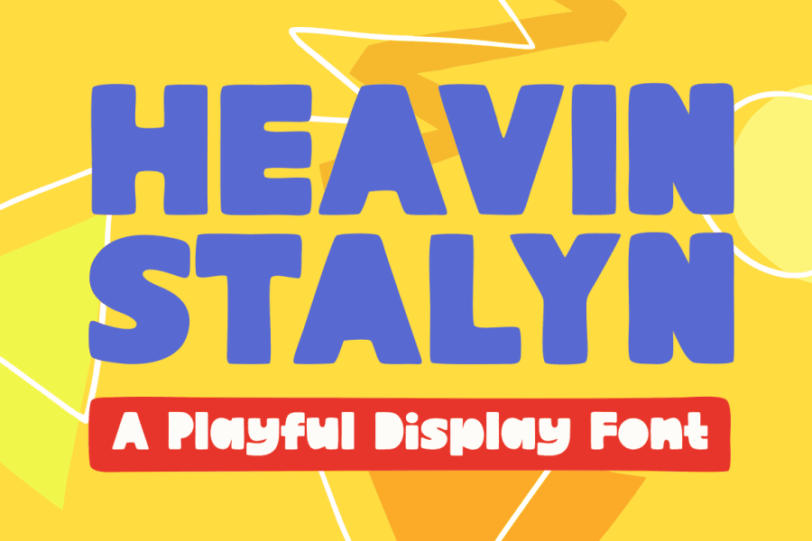 HEAVIN STALYN Font · 1001 Fonts