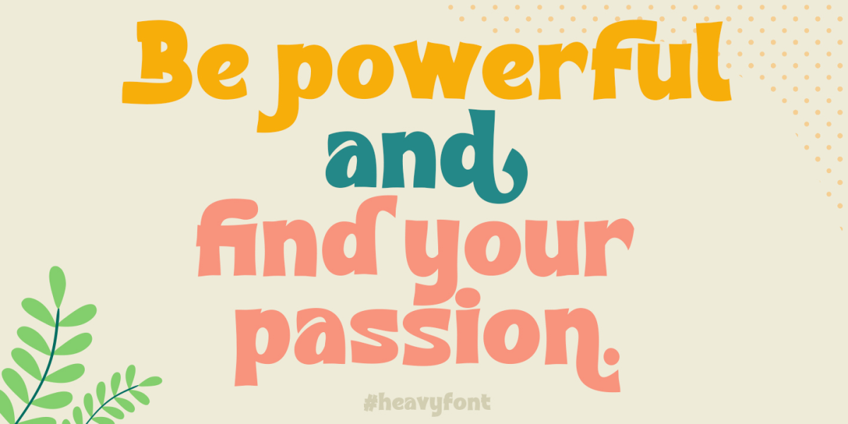 Heavy DEMO Font · 1001 Fonts