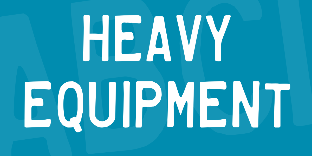 Heavy Equipment Font · 1001 Fonts