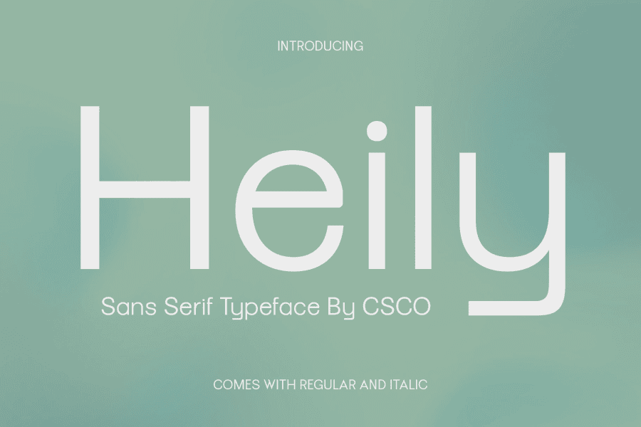 Heily Demo Font · 1001 Fonts