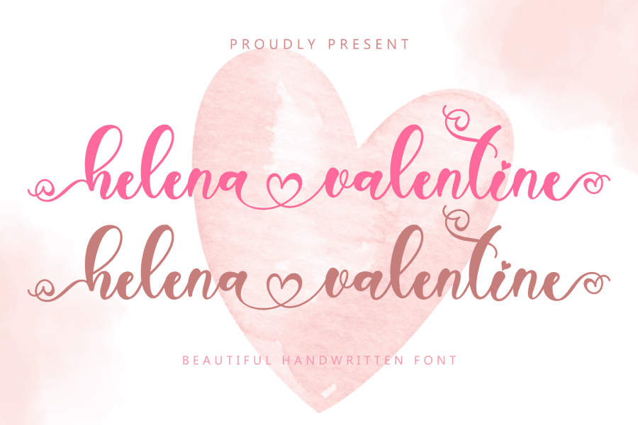 Helena Valentine Font · 1001 Fonts
