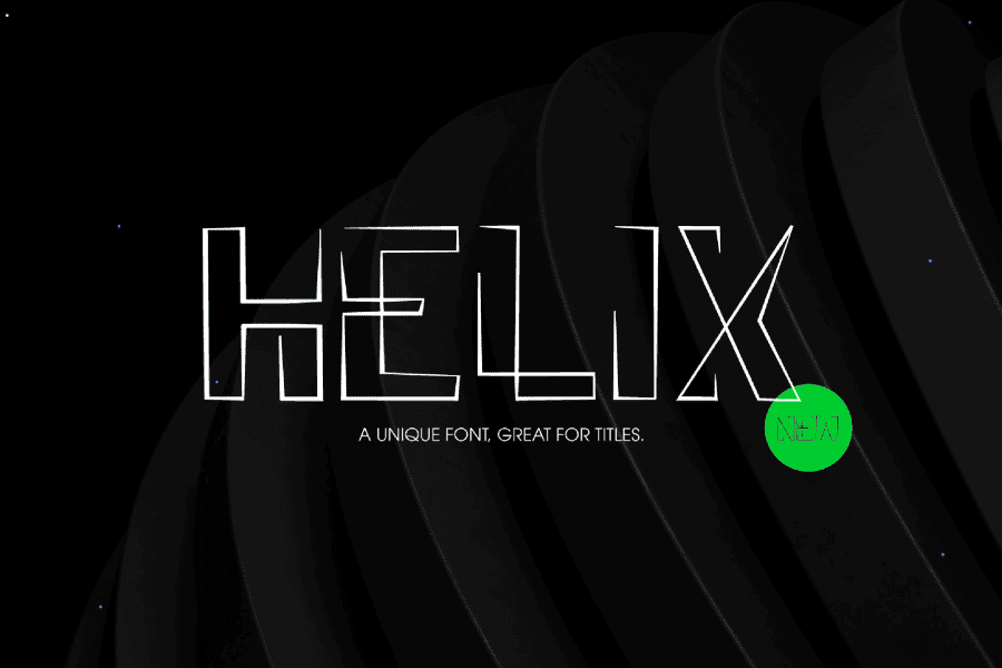 Helix Font · 1001 Fonts