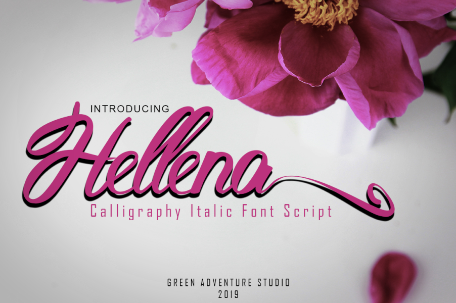 Hellena Font · 1001 Fonts