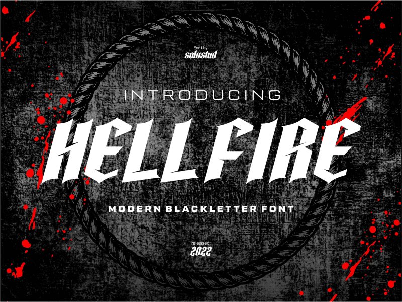 HELLFIRE Font · 1001 Fonts