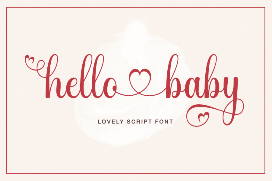 Hello baby Font · 1001 Fonts
