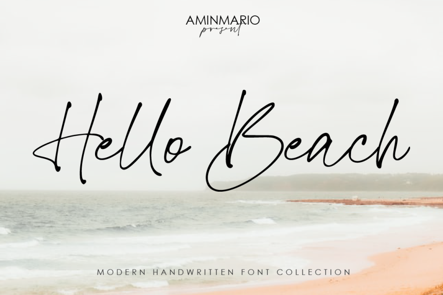 Hello Beach Font · 1001 Fonts