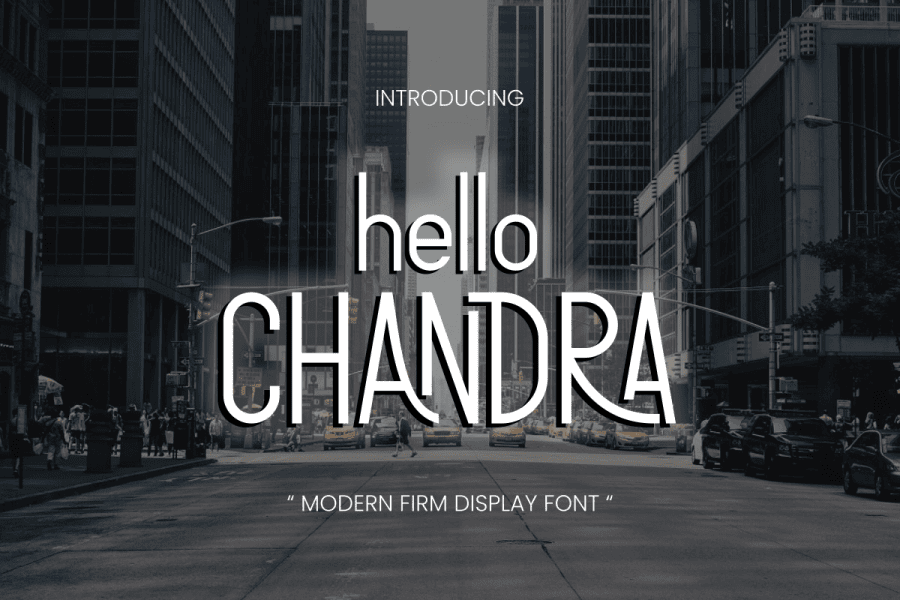 HELLO CHANDRA Font Family · 1001 Fonts