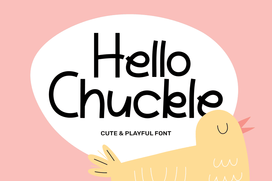 Hello Chuckle Font · 1001 Fonts