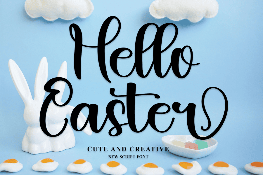 Hello Easter Font · 1001 Fonts