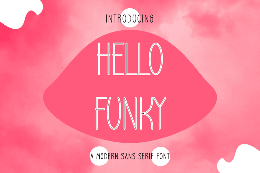 Hello Funky Font · 1001 Fonts