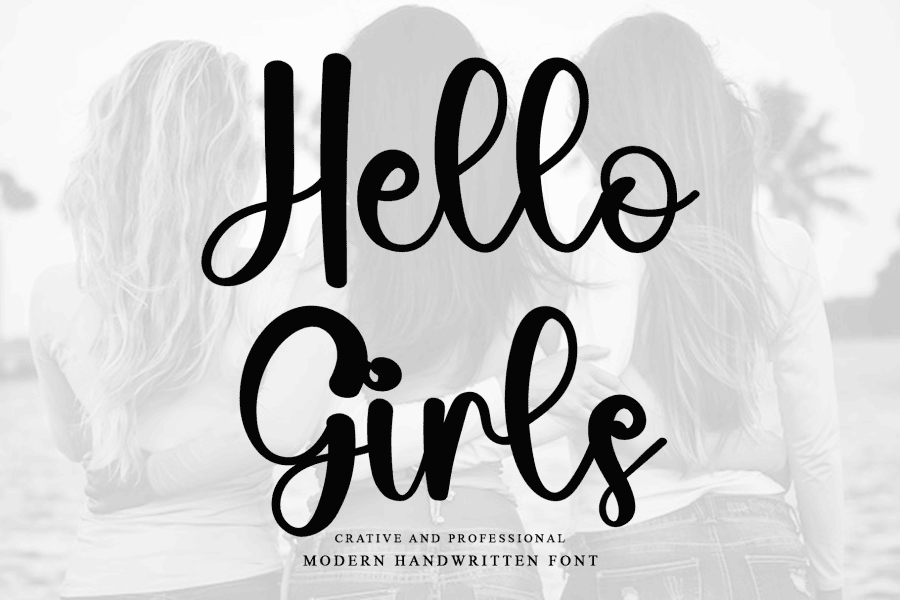 Hello Girls Font · 1001 Fonts