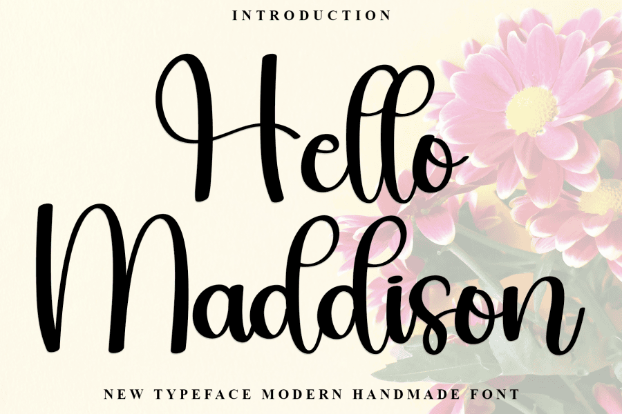 Hello Maddison Font · 1001 Fonts