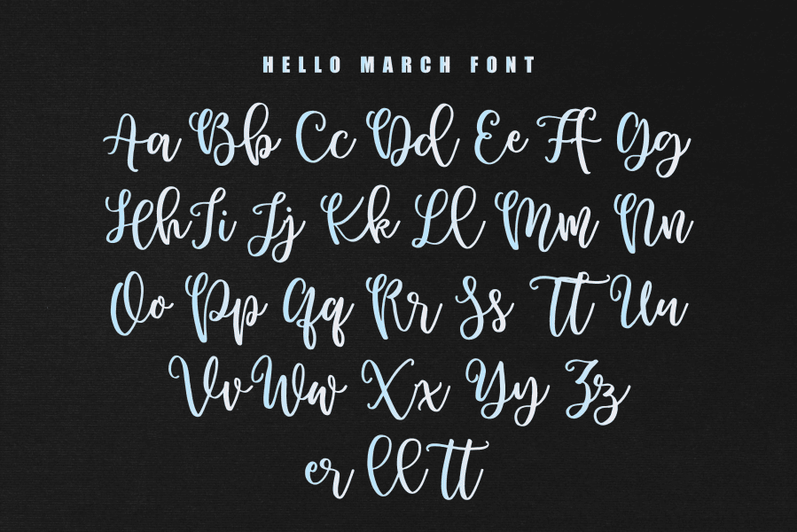 Hello March Font · 1001 Fonts