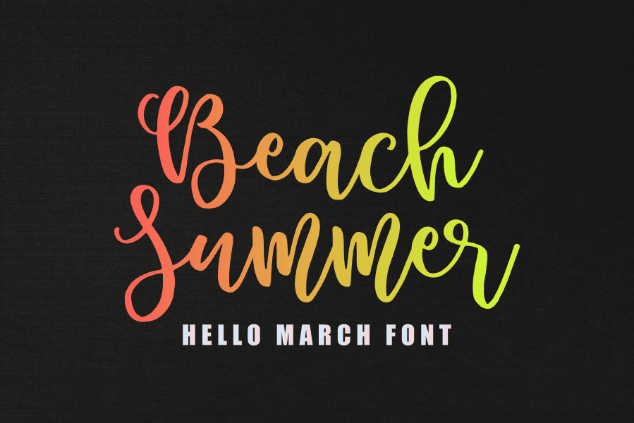Hello March Font · 1001 Fonts