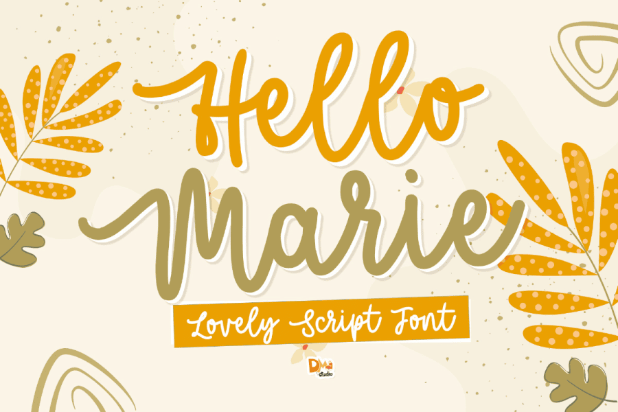 Hello Marie Font · 1001 Fonts