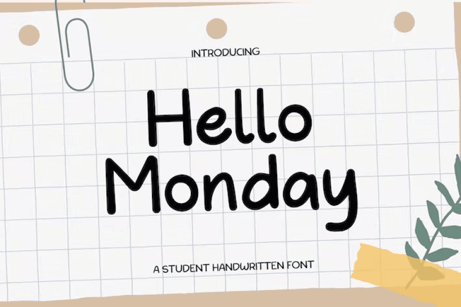 5 Free Journal, Mixed Case, Notepad Fonts · 1001 Fonts