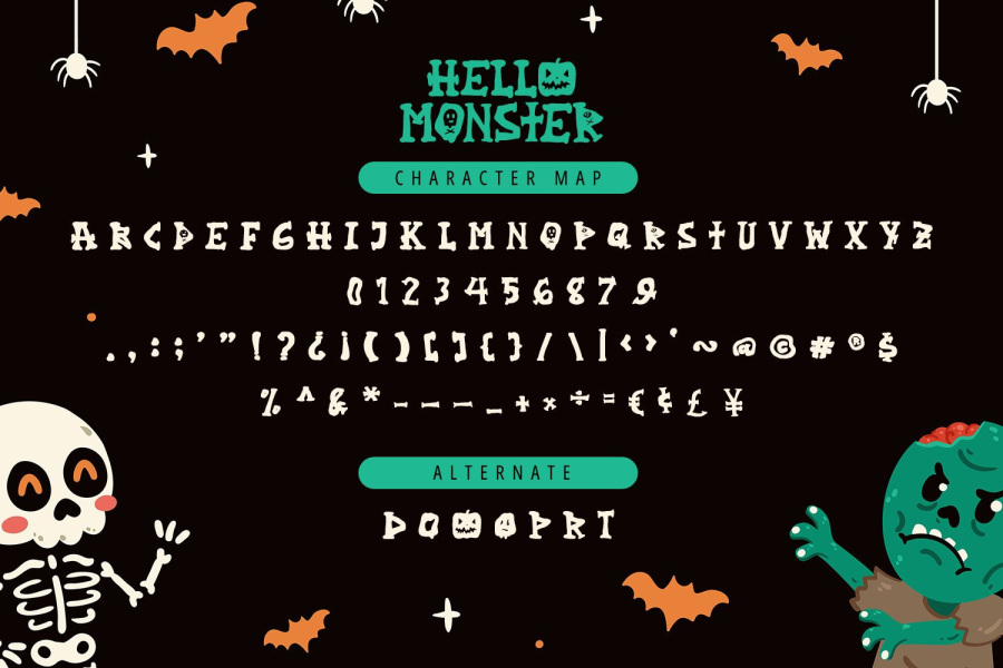 Hello Monster Font · 1001 Fonts