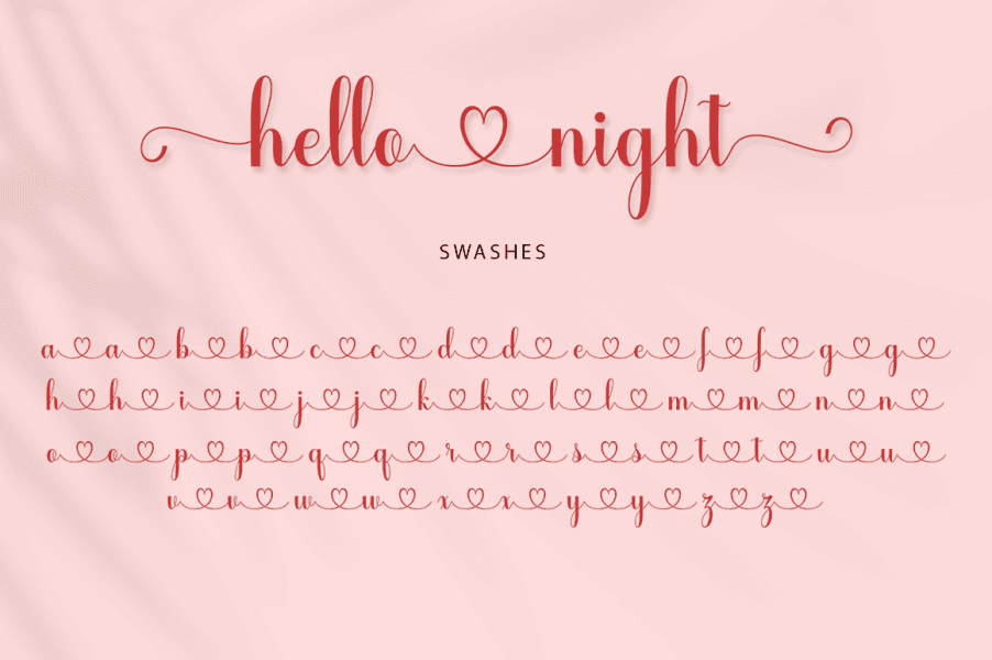 Hello Night Font · 1001 Fonts