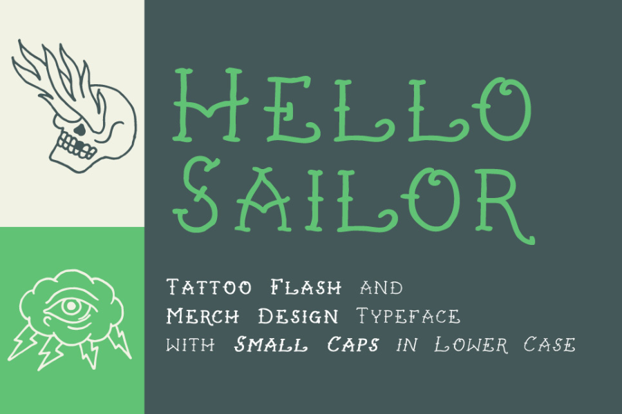 Hello Sailor Demo Font · 1001 Fonts